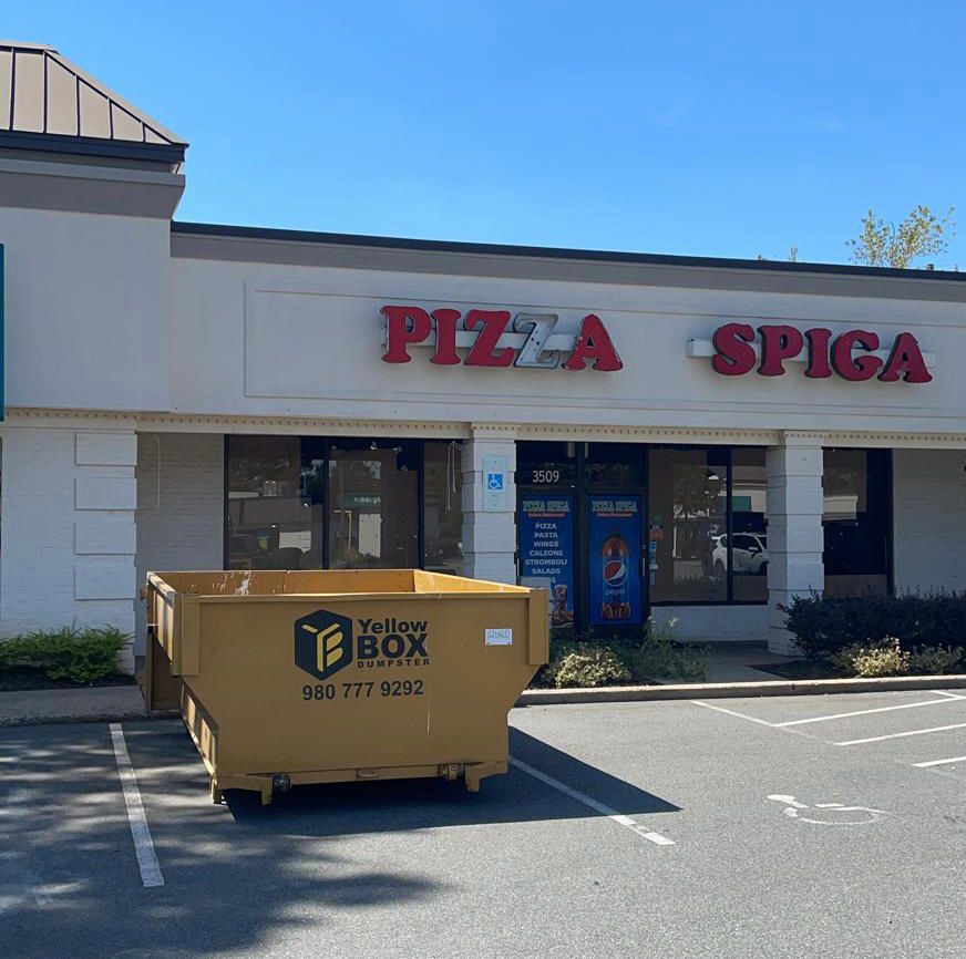 Yellow Box Dumpsters - 12-Yard Dumpster Rentals in Charlotte, NC