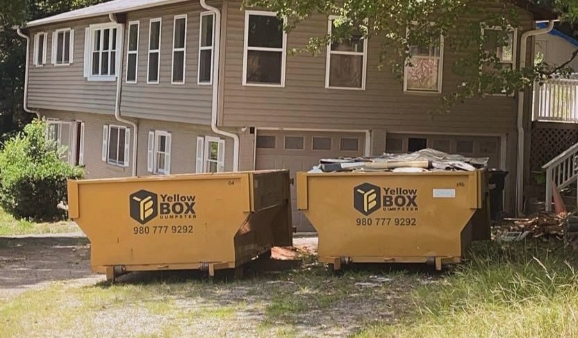Yellow Box Dumpsters - 12-Yard Dumpster Rentals in Charlotte, NC